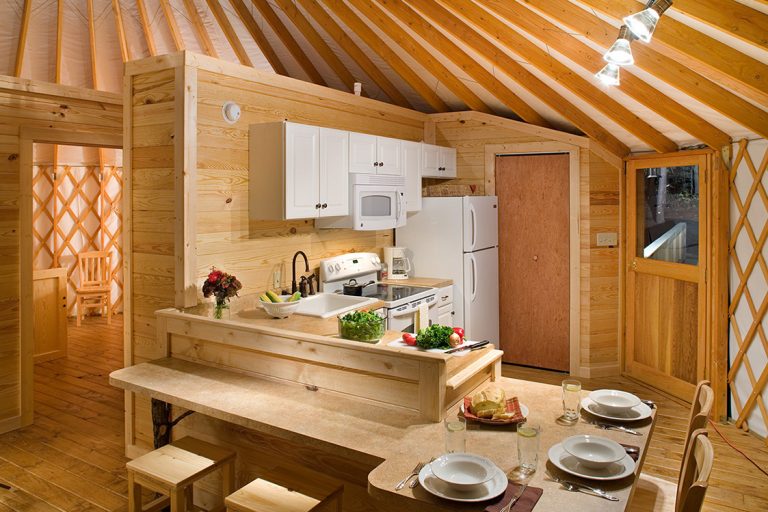 How to Add a Kitchen to a Yurt - Pacific Yurts